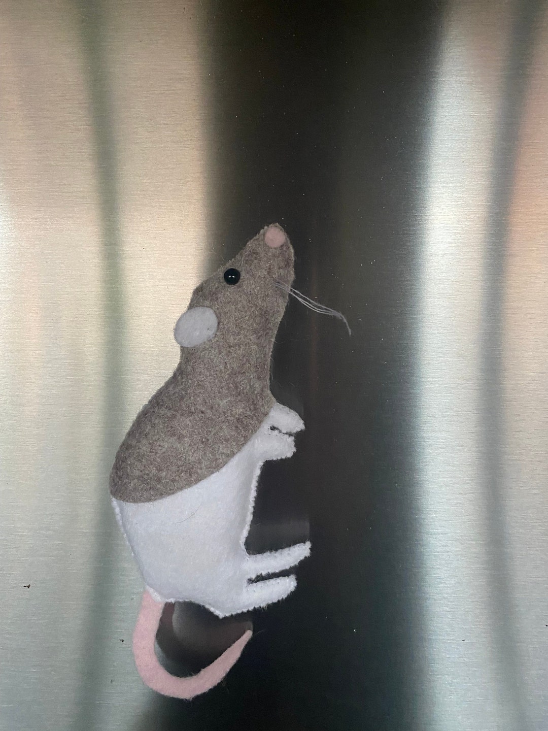 Binky the Rat Grey and White Rat Fridge Magnet Rat Fridge Magnet - Etsy