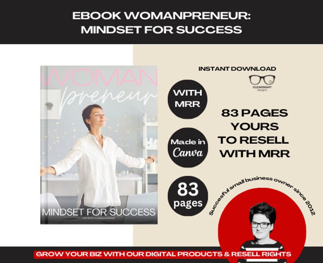 Ebook Womanpreneur Growth Mindset Women in Business Resell Rights MRR ...