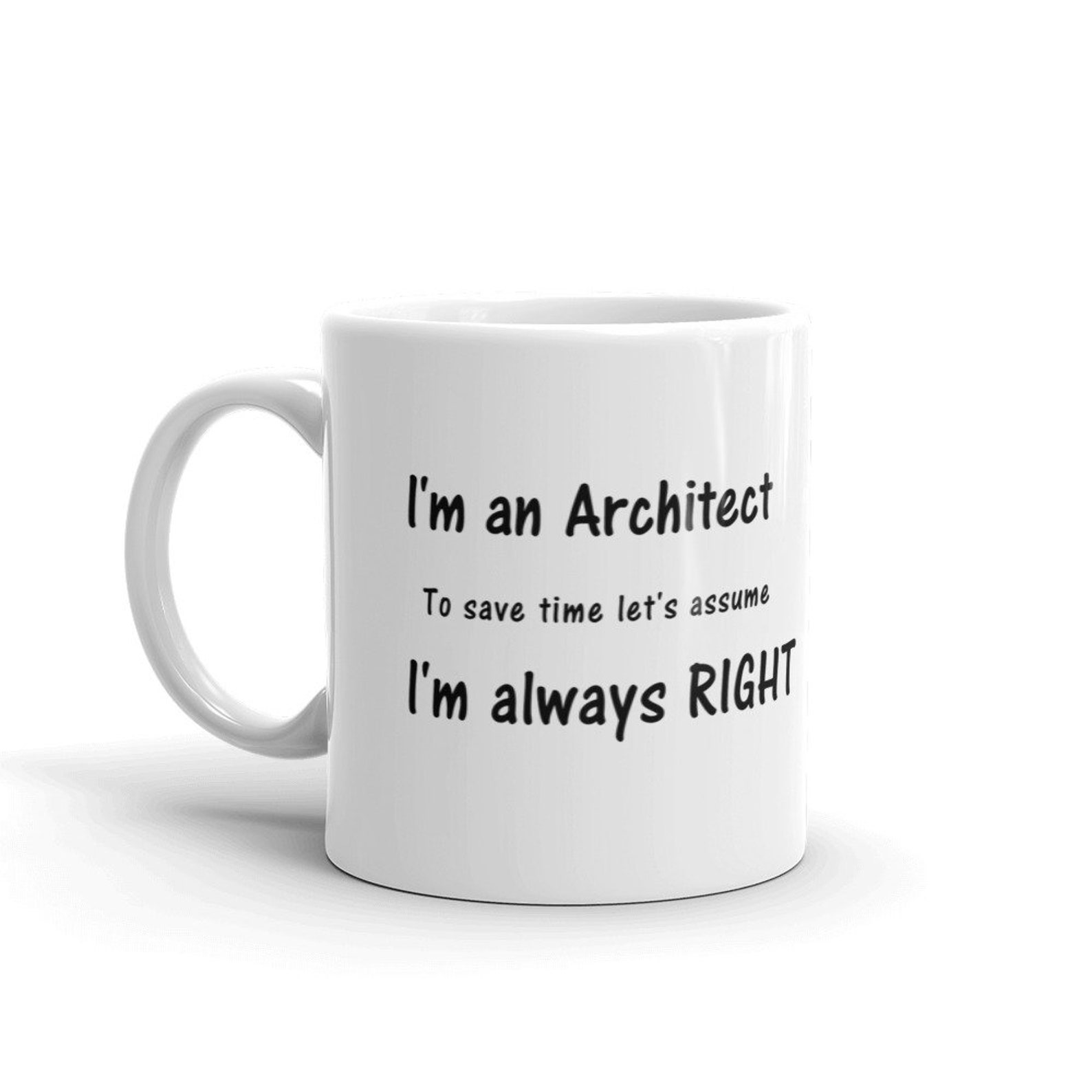 Architect Gift Mug. Architecture Wall Art Gift for Friend. Funny Coffee ...