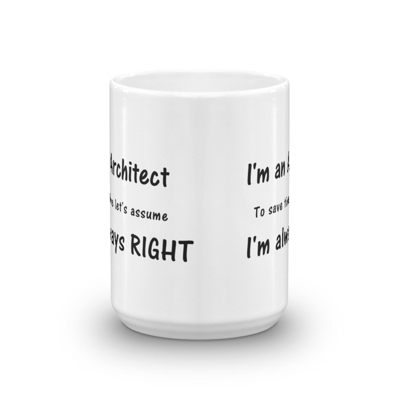Architect Gift Mug. Architecture Wall Art Gift for Friend. Funny Coffee ...