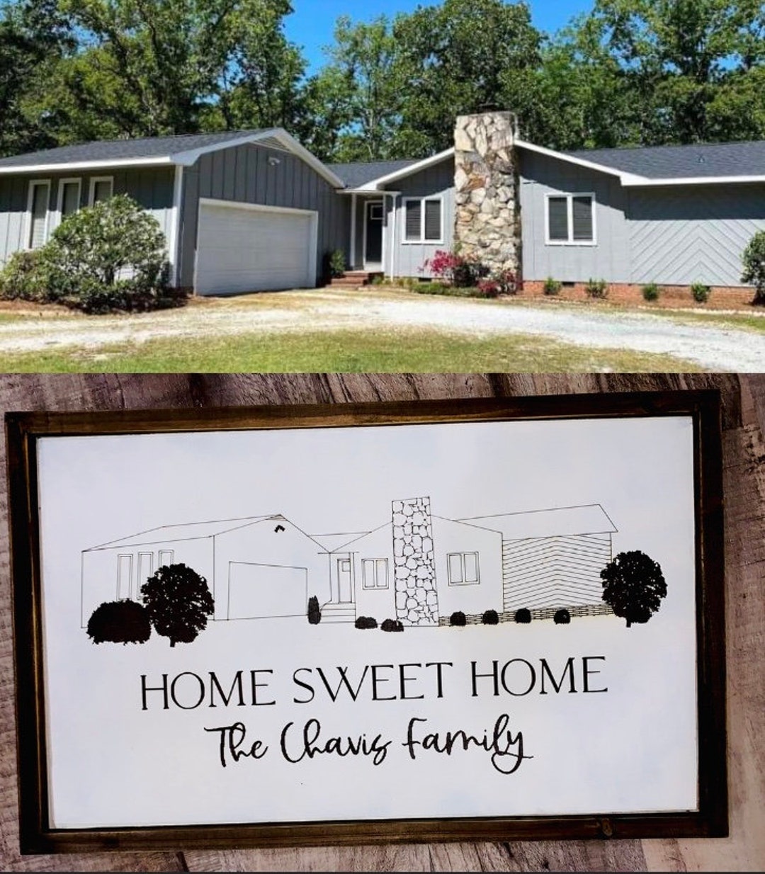 Custom Hand Drawn Home File - Etsy