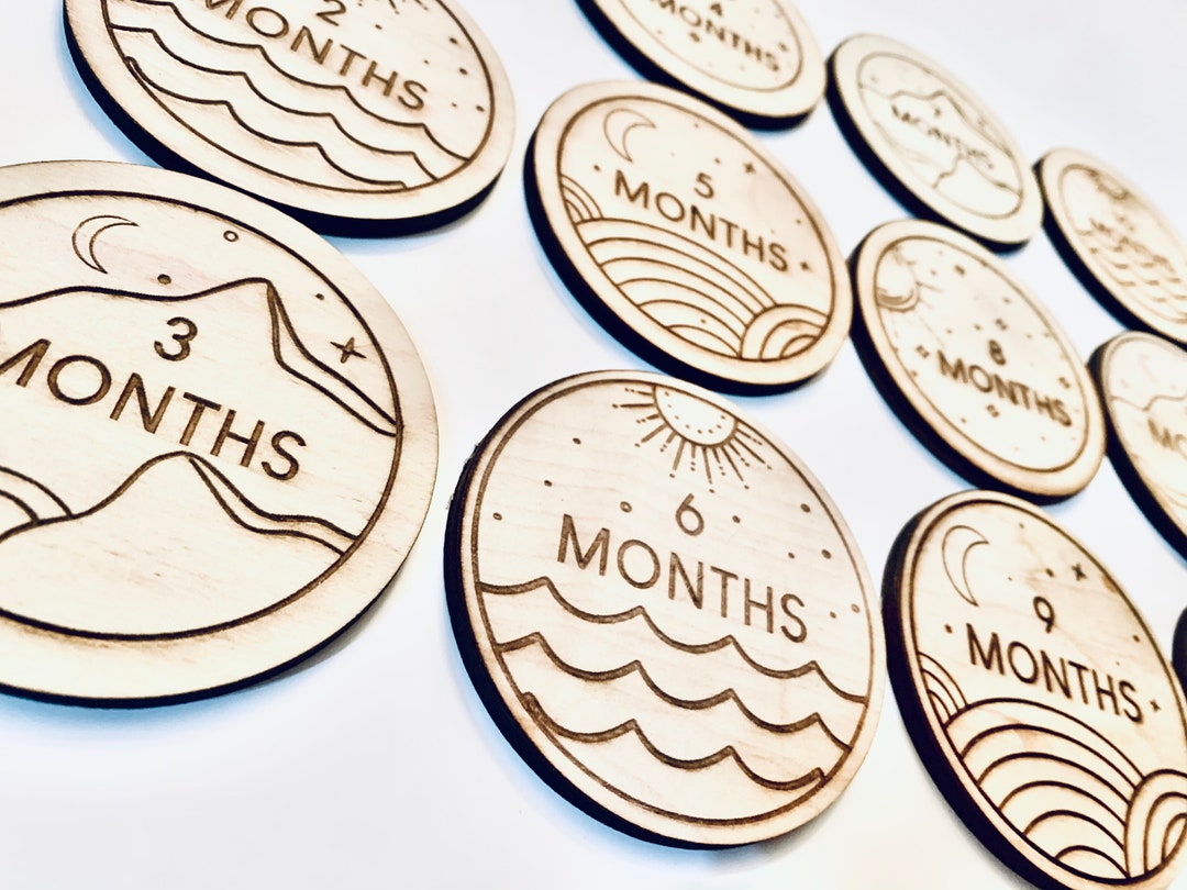 Modern Monthly Milestone Set - Etsy