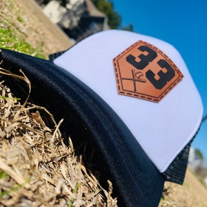 Softball Hat, Softball Leather Patch, Baseball Patch, Baseball Hat, Hat ...