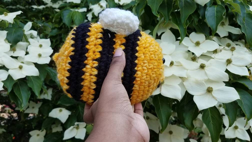 Smiling Summer Bee Family Snuggly Gift Bumble Bee Gifts Crochet Bee ...