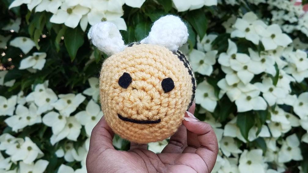 Smiling Summer Bee Family Snuggly Gift Bumble Bee Gifts Crochet Bee ...