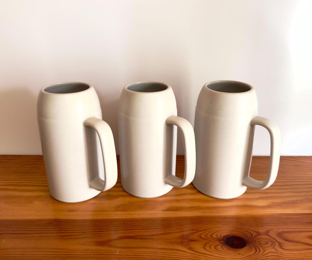 Arabia Finland Beer Mugs Set of Three Pints Vintage Ceramic Design ...