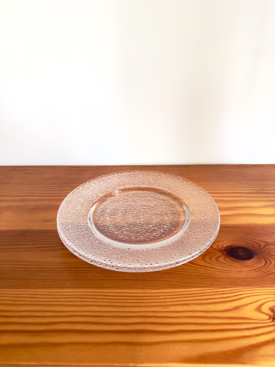 Iittala Finland Aura Dessert Salad Plates 2 Pcs Vintage Clear Design ...