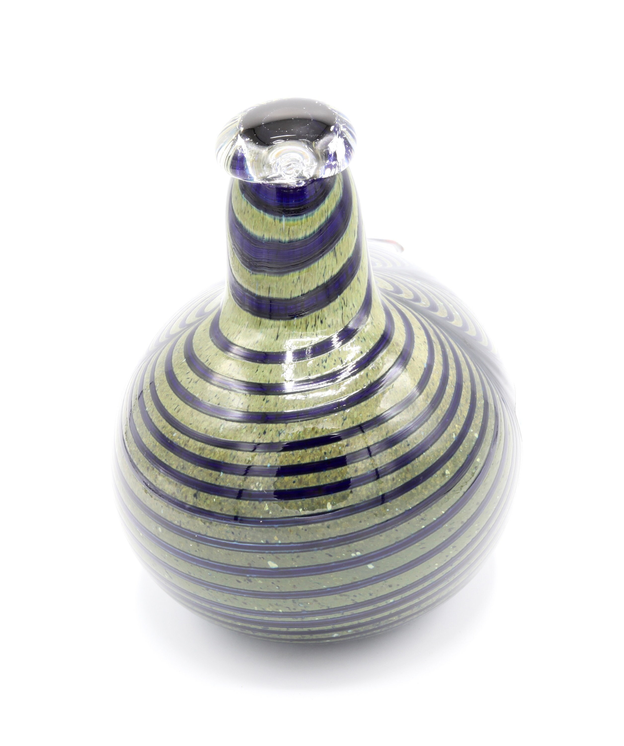 Oiva Toikka Atlas Art Glass KOP Big Company Bird Rare Blue Silver and ...