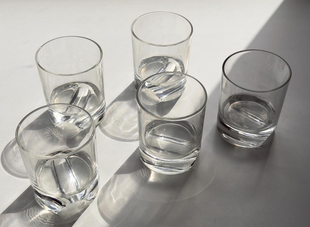 Nuutajärvi Finland Sampo Five Large Whisky on the Rocks Glasses ...