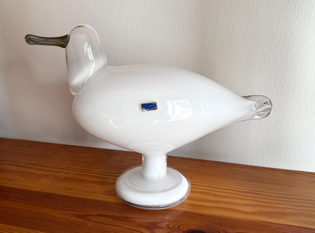 Oiva Toikka Sea Mew (kajava) Glass Bird Very Rare Design Art Glass Bird ...