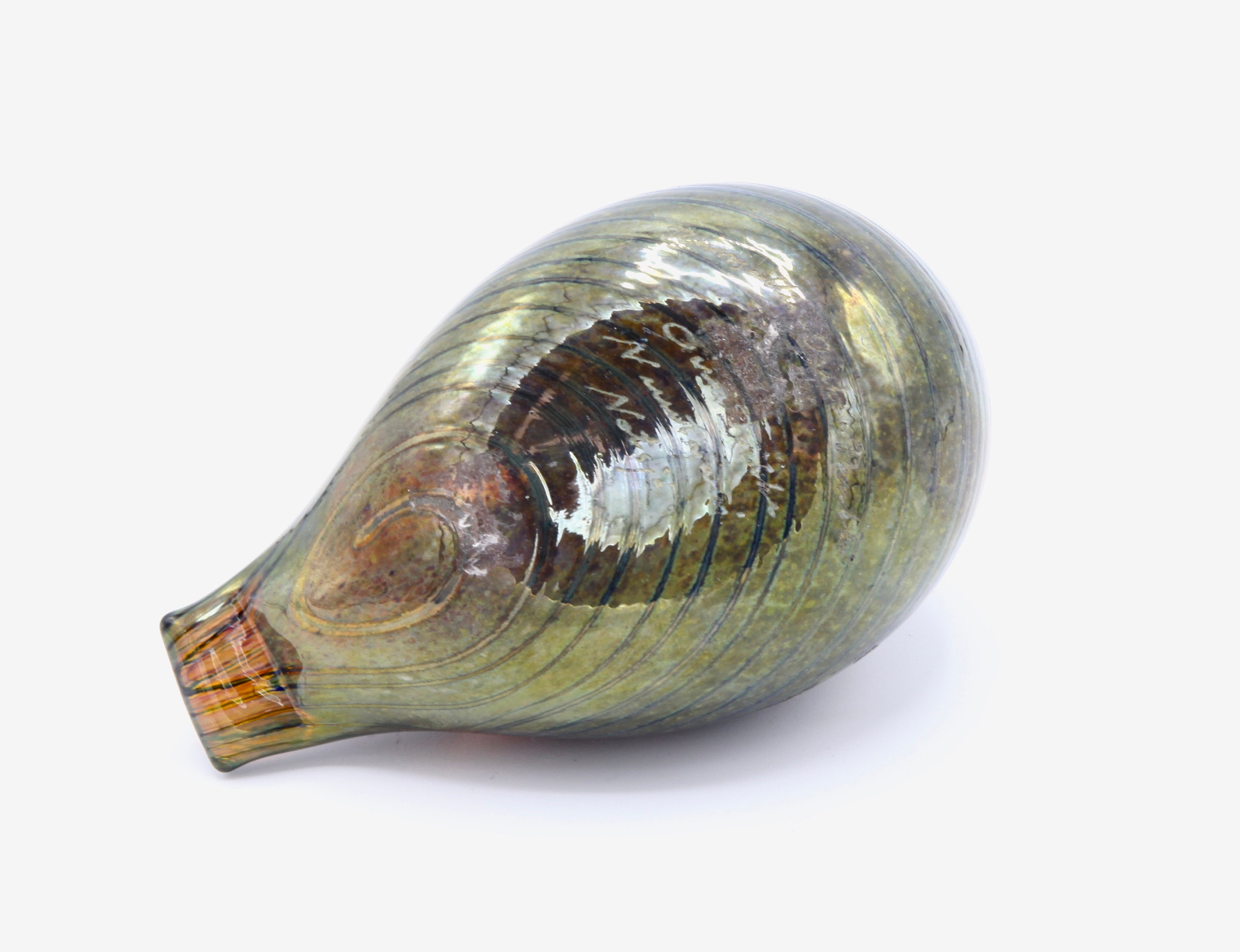 Oiva Toikka Atlas Art Glass KOP Small Company Bird Rare Silver and ...