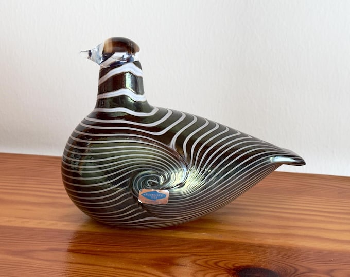 Oiva Toikka Long-tailed Duck (alli) Glass Bird Vintage Art Glass by ...