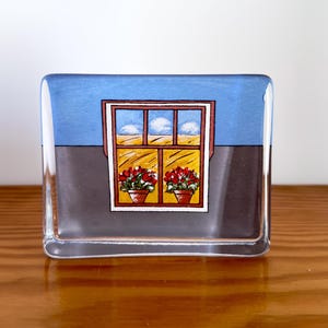 Iittala Finland View Over the Countryside Glass Decoration Paperweight ...