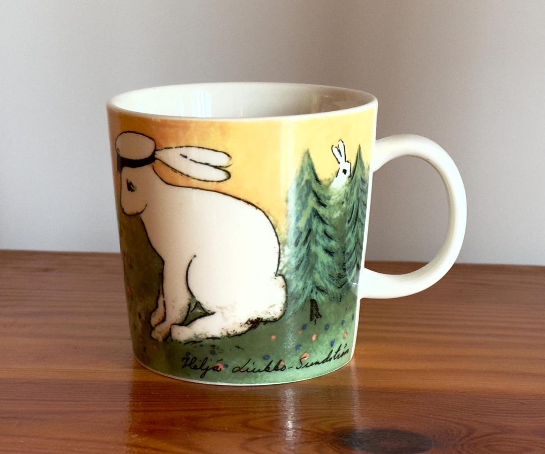 Arabia Finland Bunny Mug Graduate (ylioppilas) 1998 Teema Ceramic ...