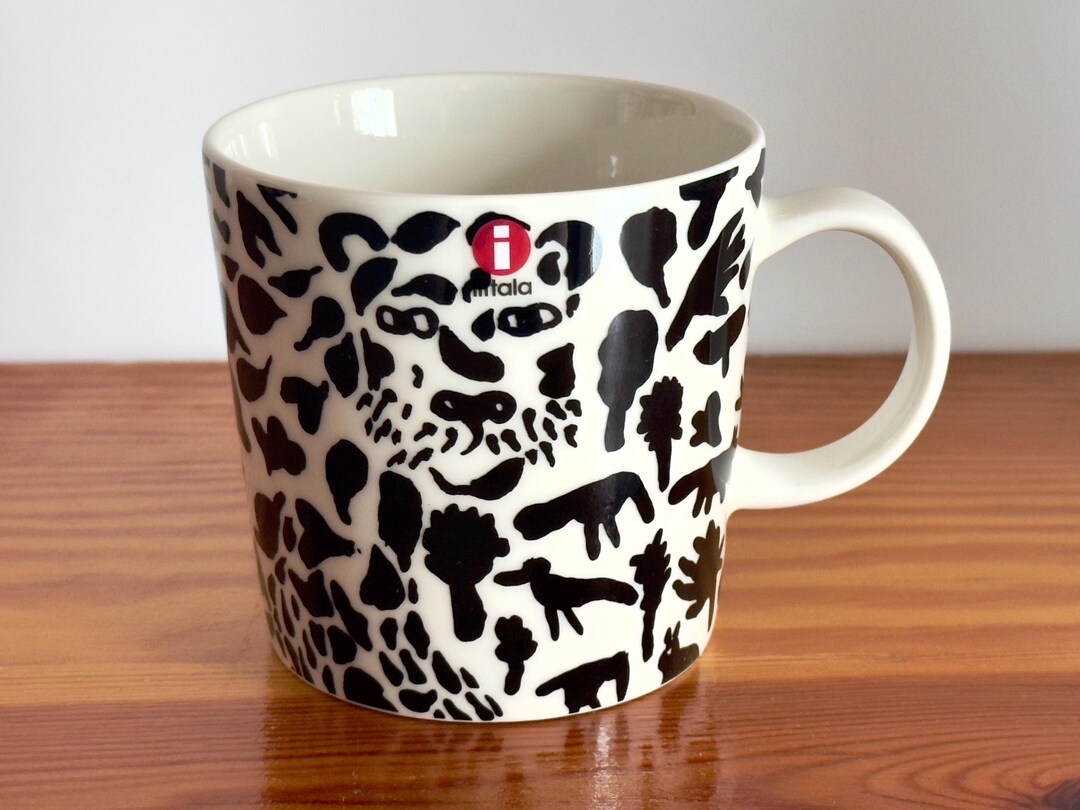 Oiva Toikka Collection Mug Cheetah (gebardi) Black Vintage Design ...