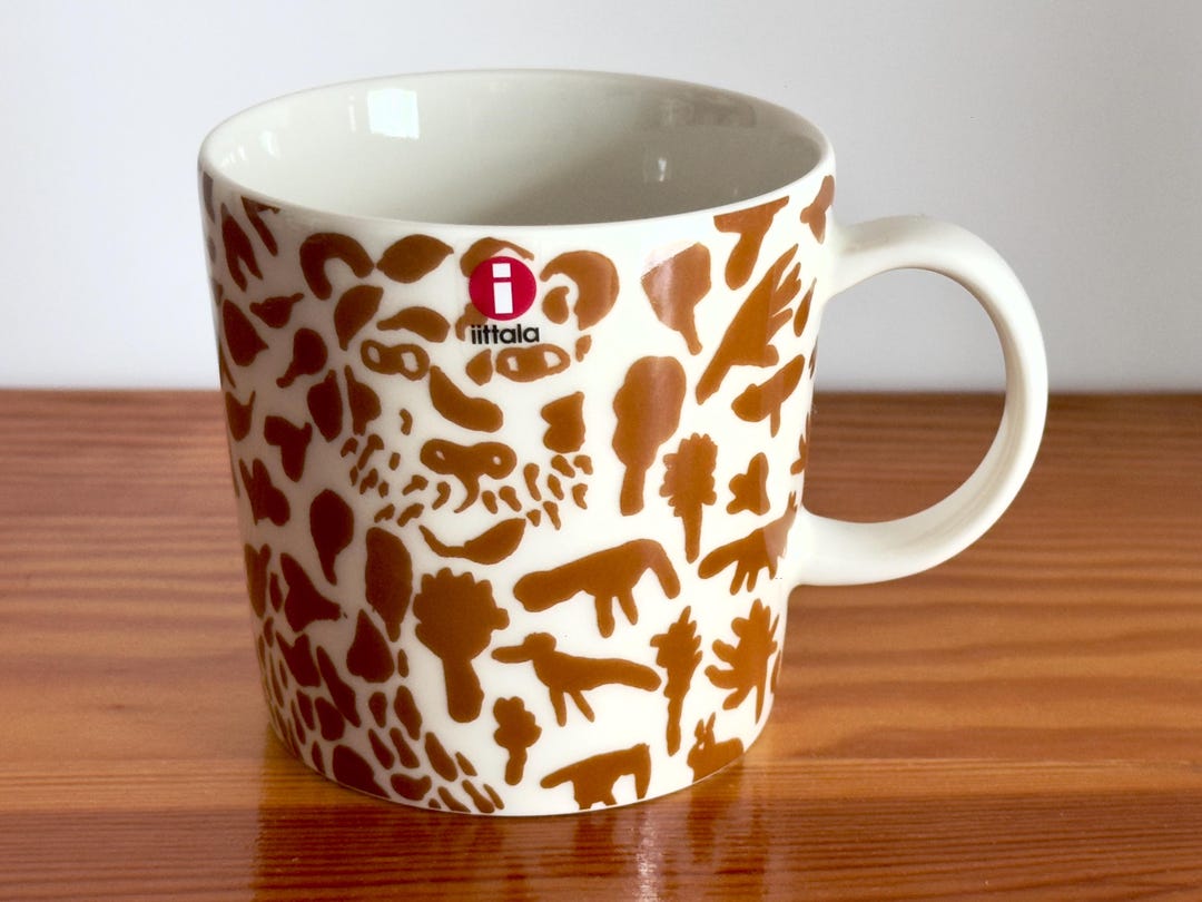 Oiva Toikka Collection Mug Cheetah (gebardi) Brown Vintage Design ...