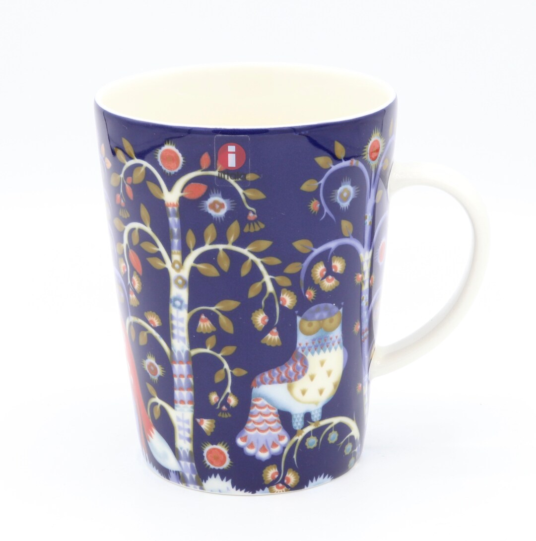 Iittala Finland Taika Mug Blue Design Ceramic by Klaus Haapaniemi - Etsy