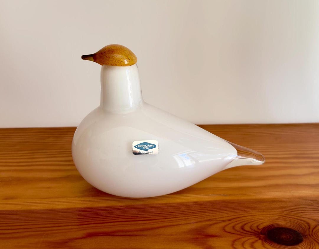 Oiva Toikka Posti Small Homing Pigeon Glass Bird Very Rare 1980s ...