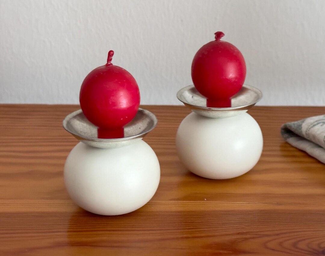 Aarikka Finland Two Candle Holders Vintage Handcrafted Wooden Design - Etsy