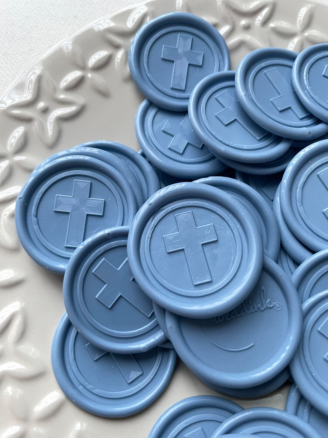Cross Self Adhesive Wax Seals/ Cross Stickers/ Baptism Seals - Etsy