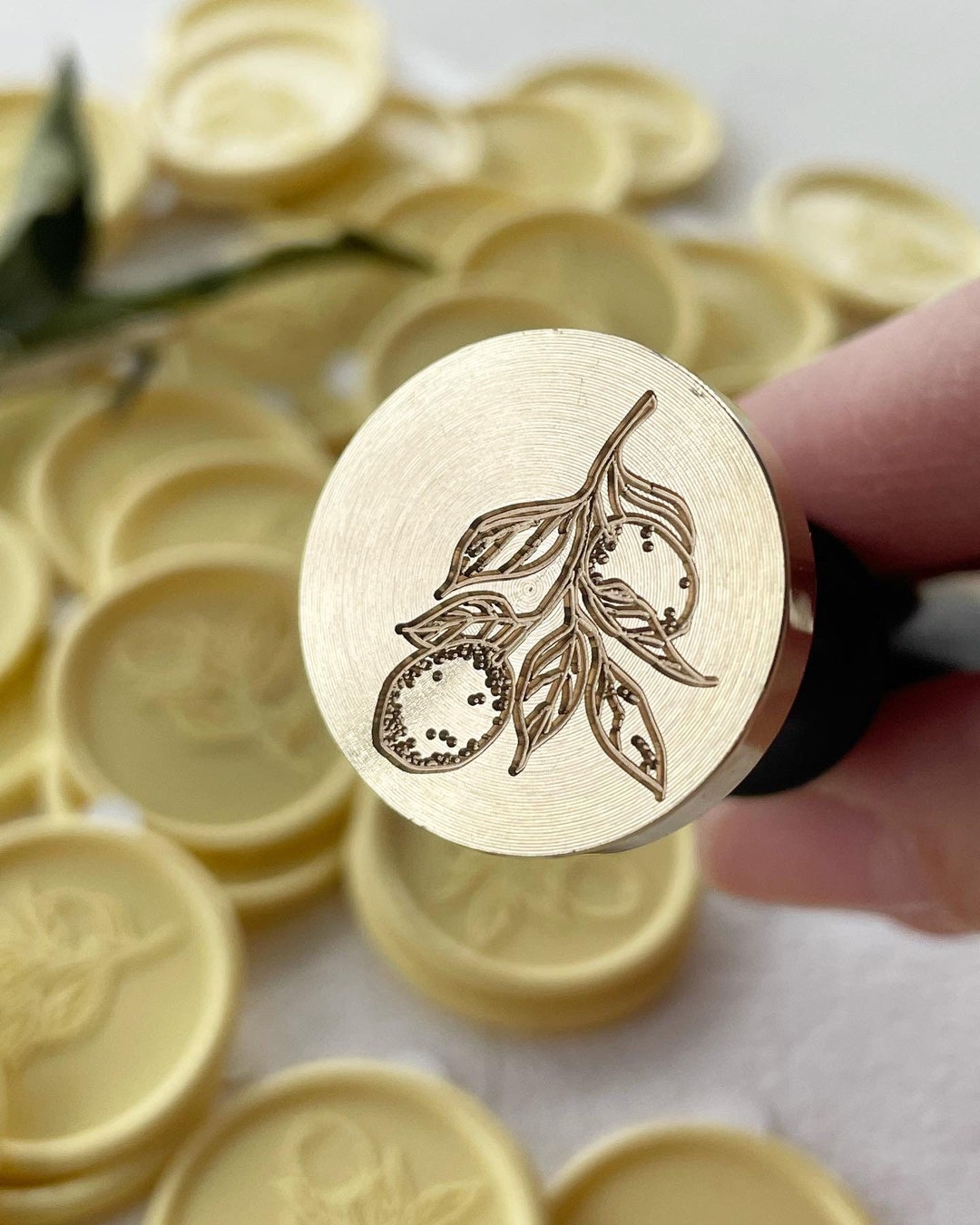 Lemons Wax Stamp/ Lemon - Etsy