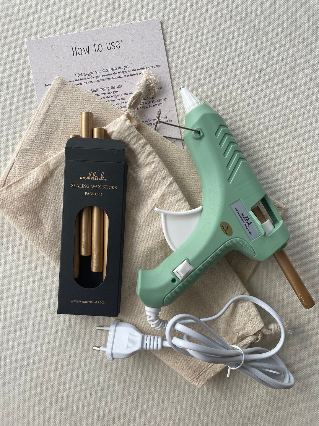 Wax Melting Gun for 11 Mm Wax Sticks/ Sealing Wax Gun/ Low Temperature ...