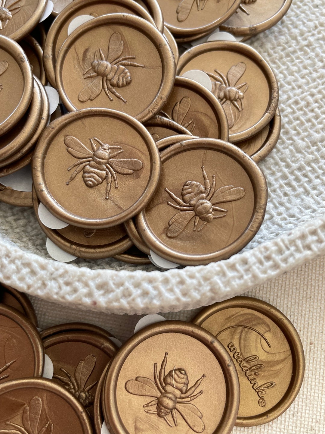 3D Bee Self Adhesive Wax Seals/ Bee Wax Seals/3d Wax Seals - Etsy