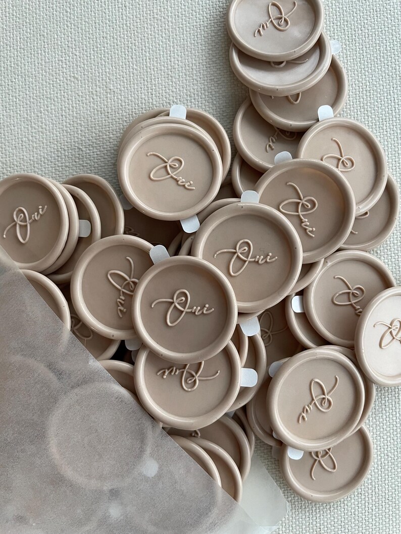 Oui - Self Adhesive Wax Seals - Etsy