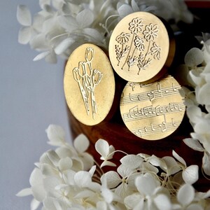 Music Portative Self Adhesive Wax Seal - Etsy