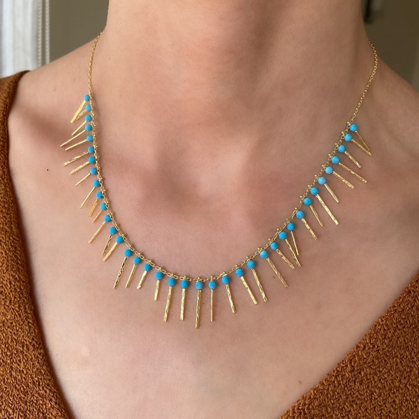 Fringe Necklace - Etsy