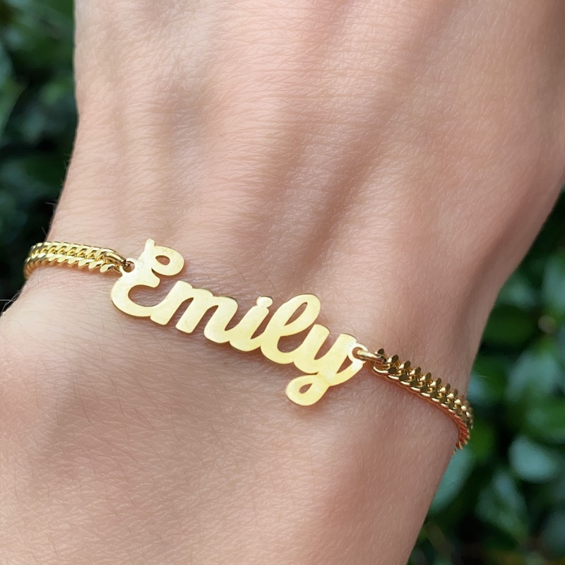 Name Ring and Bracelet - Etsy