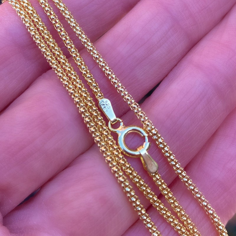 Mesh Chain Necklace - Etsy