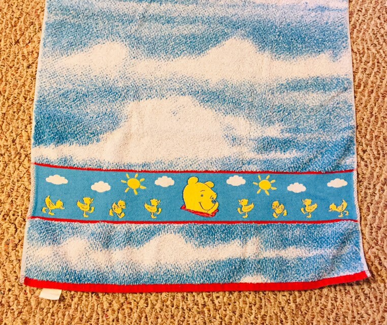 Winnie the Pooh Bath Towel 50 X 25 thick Quality-sunshiny Day-pooh and ...