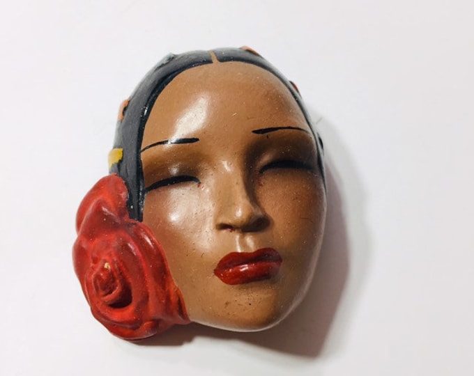Margot Miniature Masks--1930's Circa -dorothy Margot Mask Figurines ...