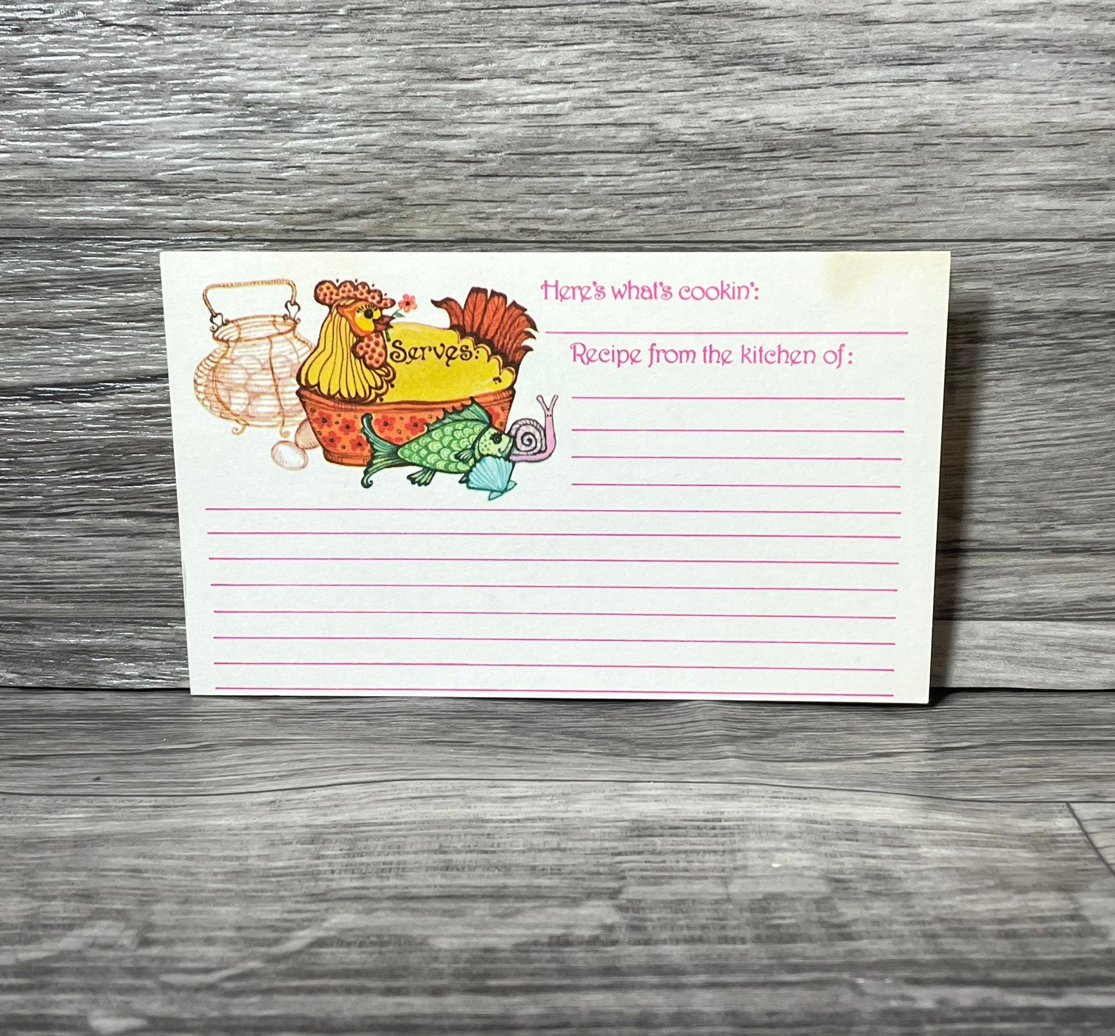 25 Blank Vintage Recipe Cards-double Sided foldable 4 - Etsy