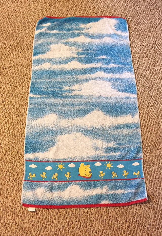 Winnie the Pooh Bath Towel 50 X 25 thick Quality-sunshiny Day-pooh and ...
