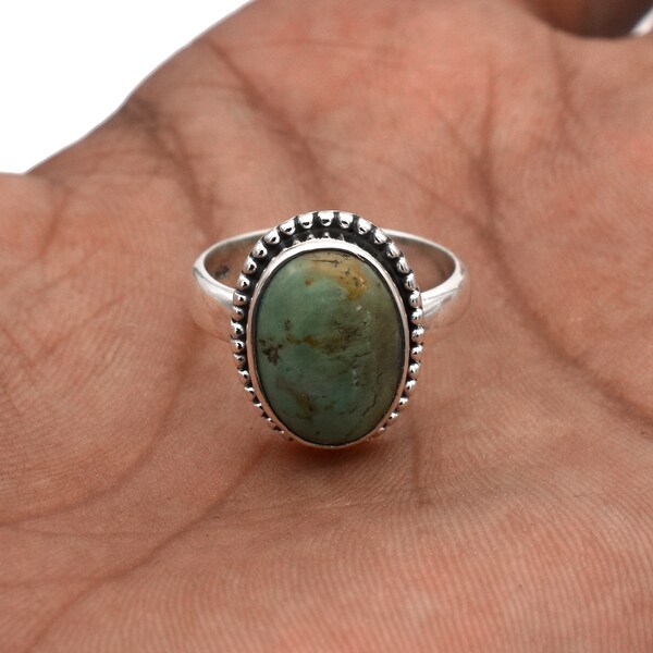 Green Turquoise Ring - Etsy