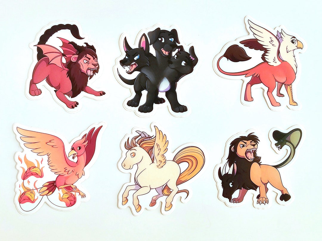 Mythology I | Greek Mythological Creature Vinyl Stickers - Etsy