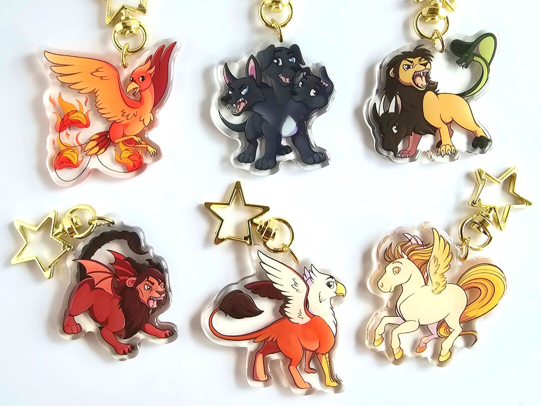 Mythology I | Greek Mythological Creature Keychains - Etsy