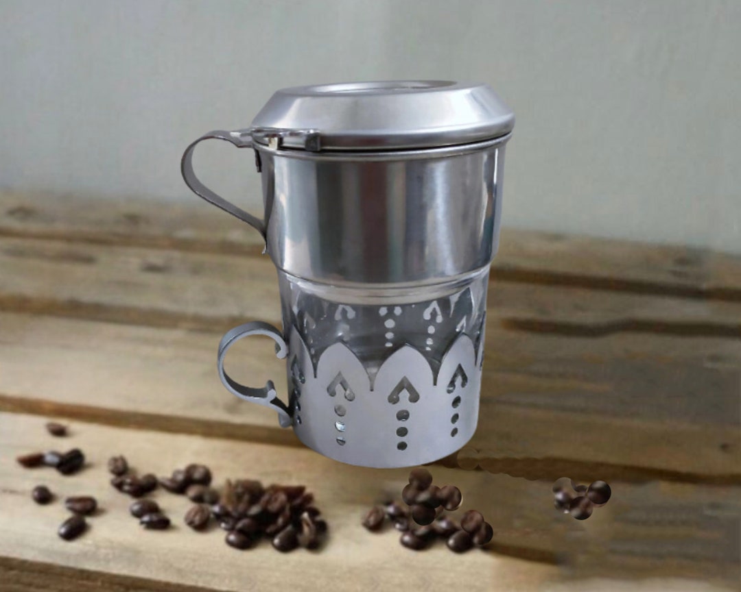 Drip Coffee Maker Single Cup Stainless Steel, Drip O Lator French Press ...