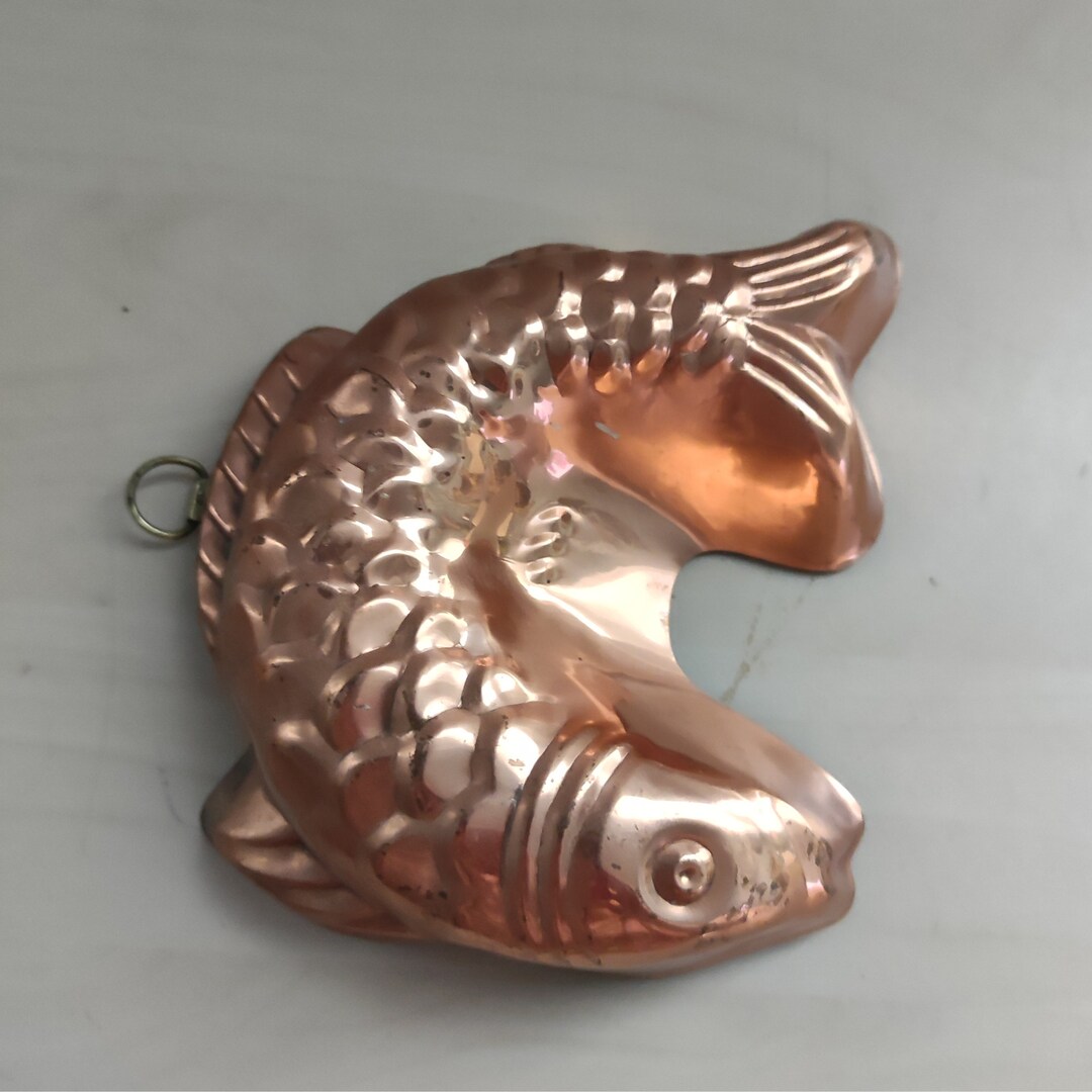 Vintage Copper Fish Mold Retro Kitchen Décor Baking & Crafting Tool - Etsy