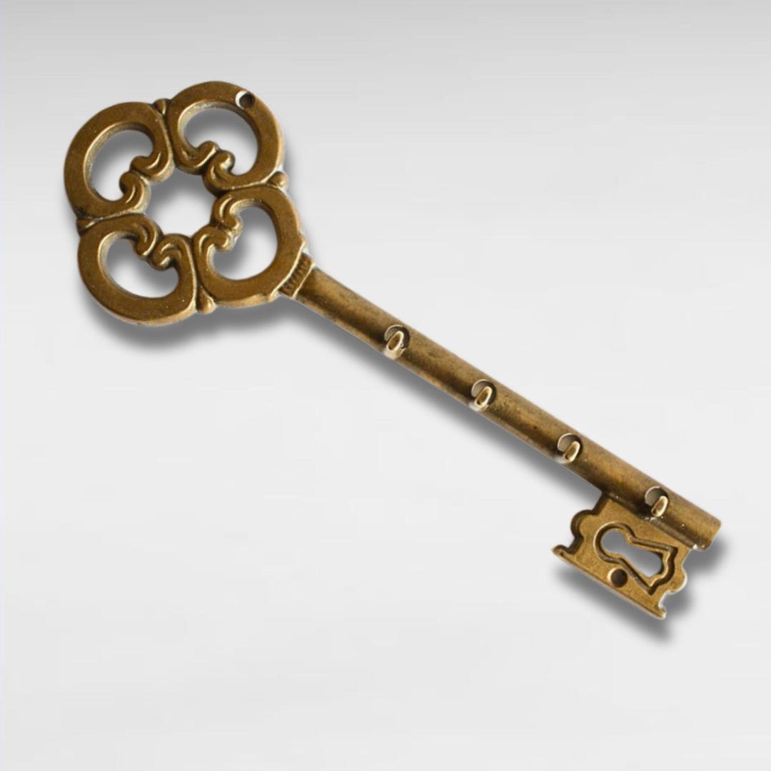 Vintage Brass Key Rack, Brass Key Holder, Key Organizer, Brass Key ...