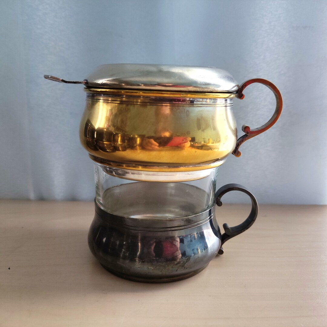 Drip Coffee Maker Vintage Silver-plated Durobor, Drip O Lator or Coffee ...