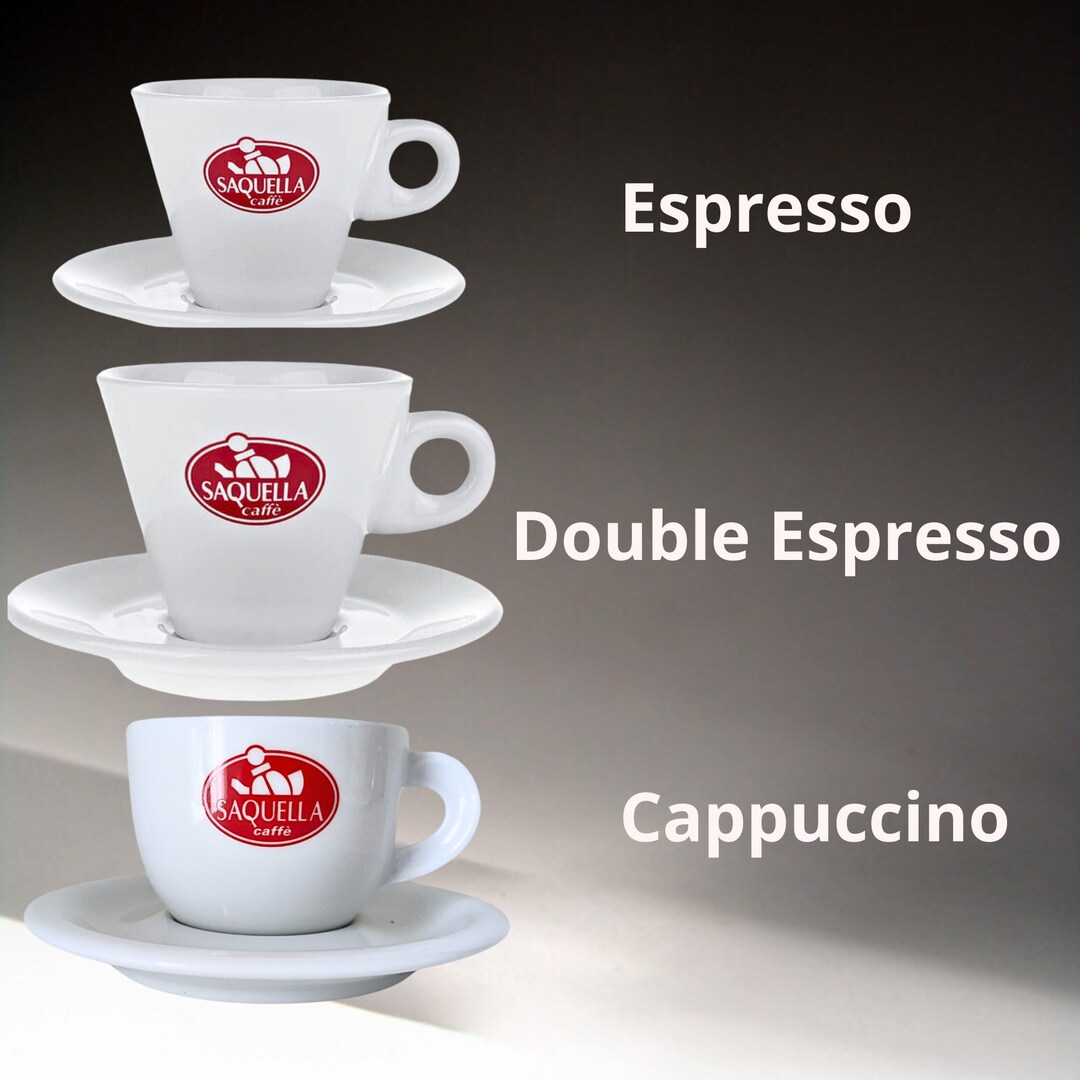 Vintage Cup Saquella Espresso, Cappuccino or Double Espresso, Classic ...