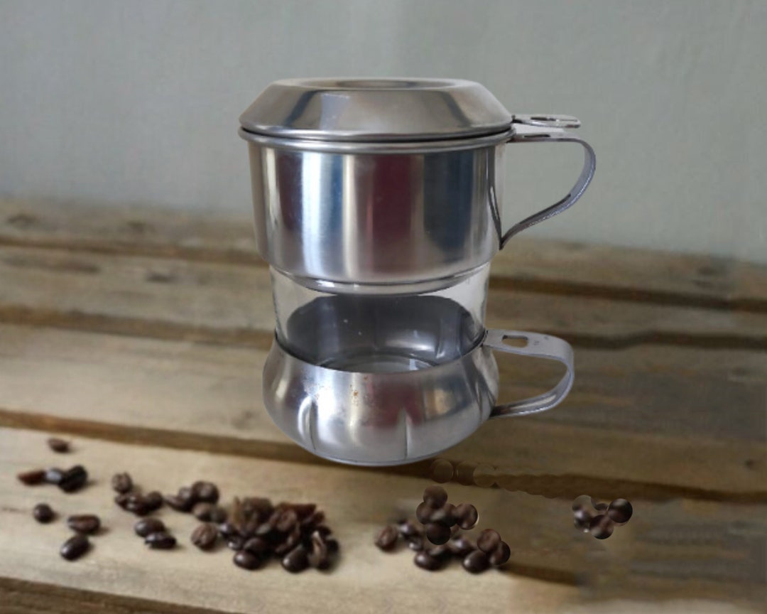 Drip Coffee Maker Single Cup Stainless Steel, Drip O Lator French Press ...