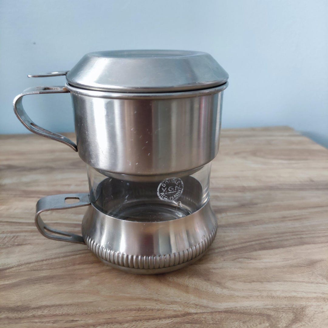 Drip Coffee Maker Single Cup Stainless Steel, Drip O Lator French Press ...