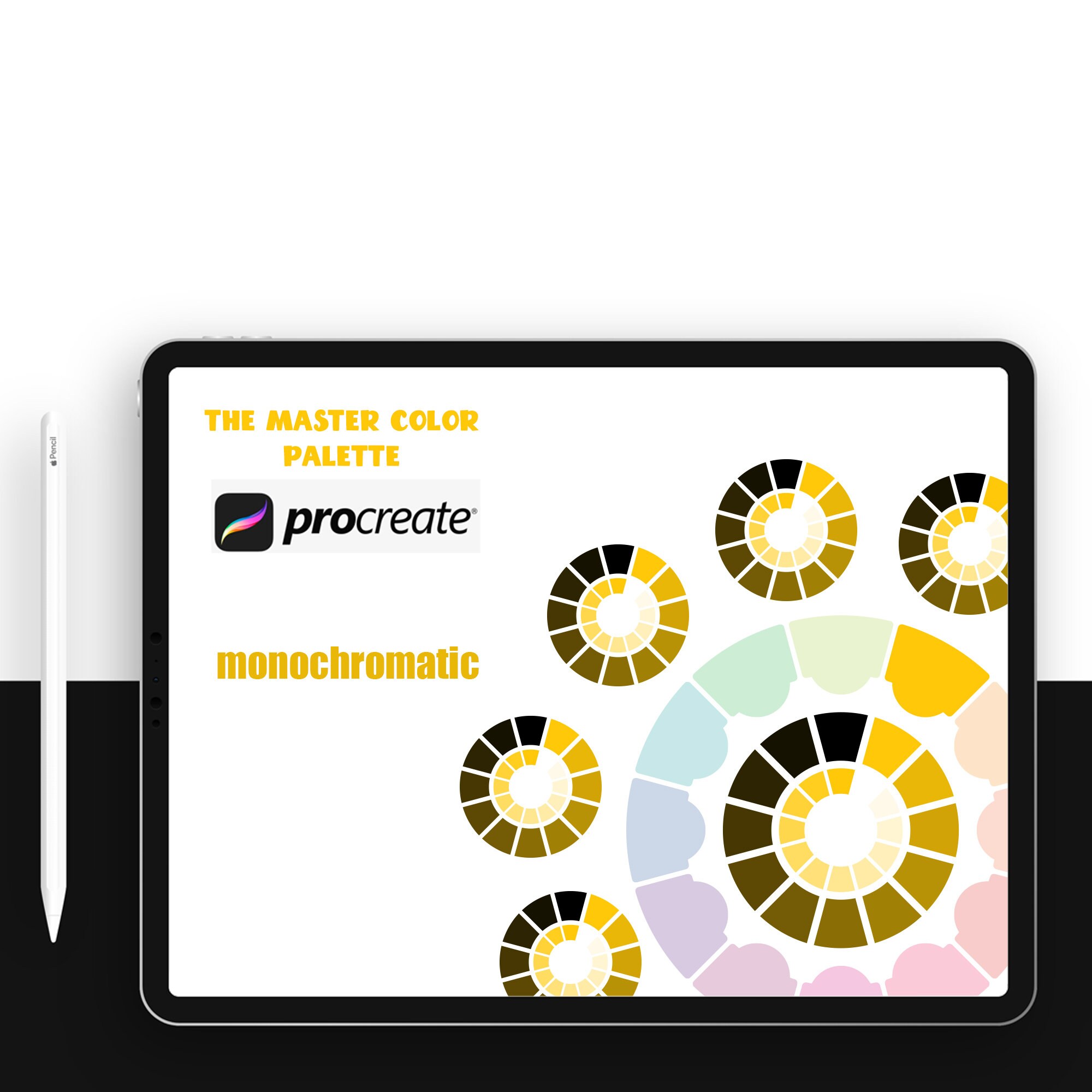 Procreate the Master Color Palette With Wonderful Mood Colors - Etsy