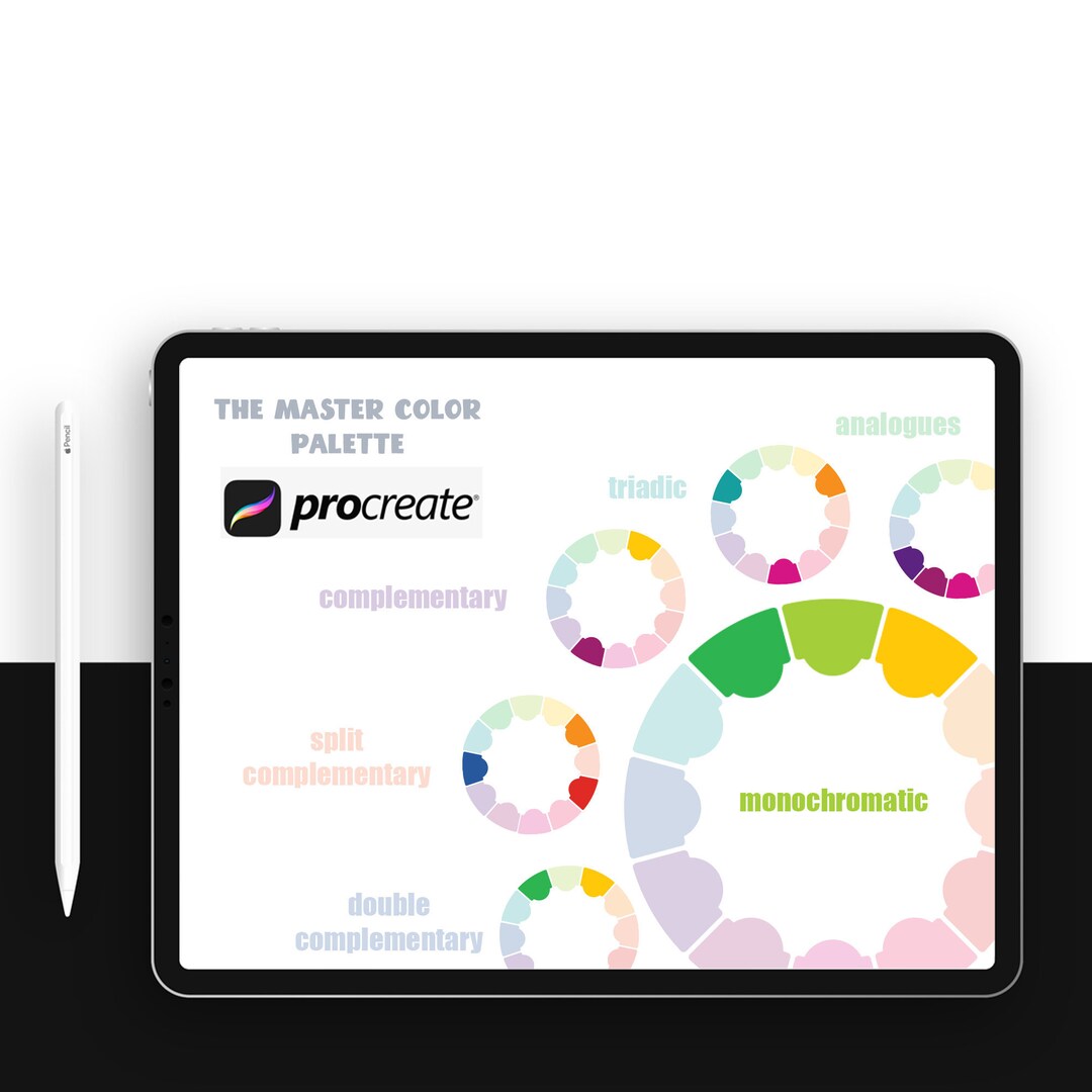 Procreate the Master Color Palette With Wonderful Mood Colors - Etsy