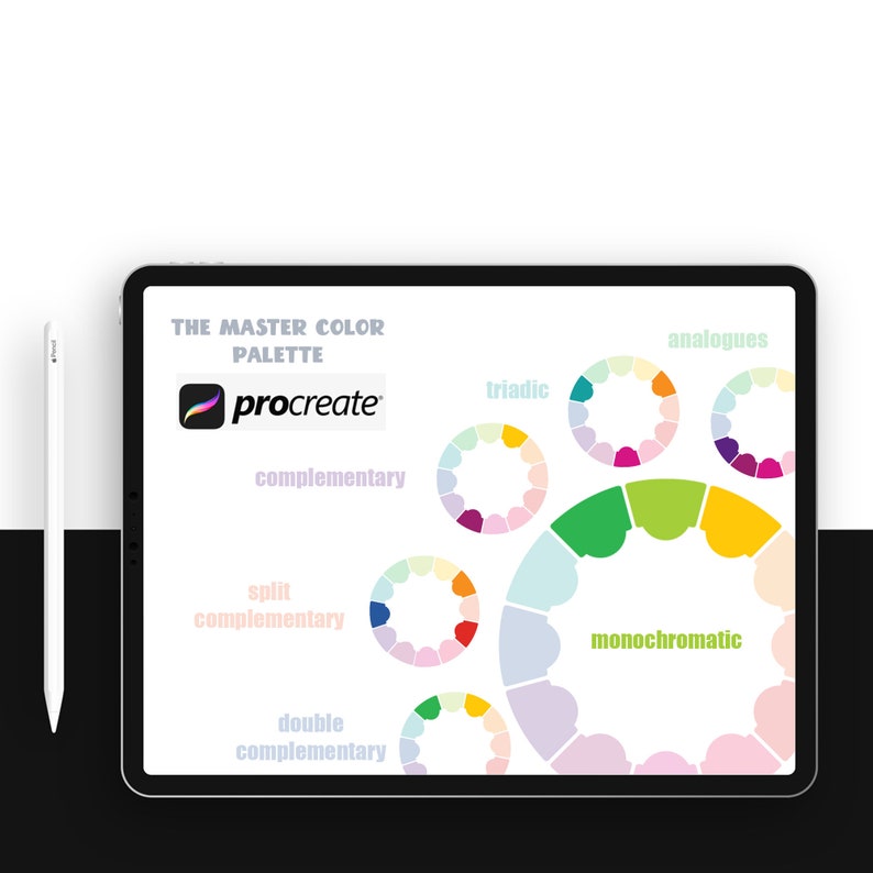 Procreate the Master Color Palette With Wonderful Mood Colors - Etsy