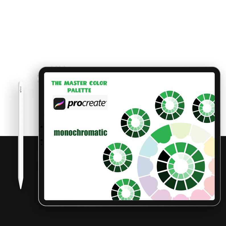 Procreate the Master Color Palette With Wonderful Mood Colors - Etsy